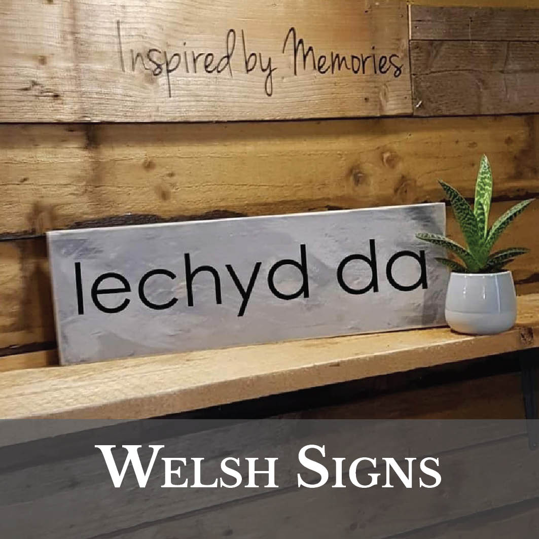 Shop Our Range of Welsh Signs – Inspired by Memories wales